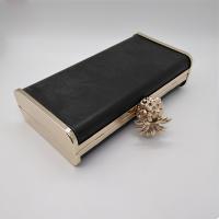 China Gold Pineapple Head Lock Purse Frame 19.2x9.5cm with Chain Loops for Clutch Bag DIY for sale