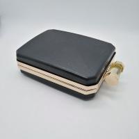 China Metal Acrylic Closure Clamshell Clutch Frame With Plastic Box for sale