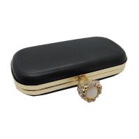 China Ring Closure Clamshell Clutch Frame 190x98mm with Chain Loops for Bag Making for sale
