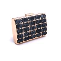 China Black Acrylic Square Nob Gold Handbag Frames For Memorial Day for sale