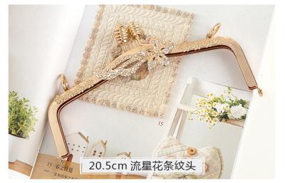 China Unique Shape Metal Kiss Lock Purse Clutch Frames For Dinner Bag for sale
