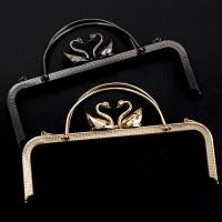 China 20.5cm Zinc Alloy Two Handle Handbag Frame For Masquerade for sale