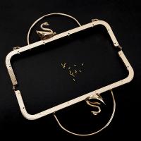 China 20.5cm Zinc Alloy Two Handle Handbag Frame For Masquerade for sale