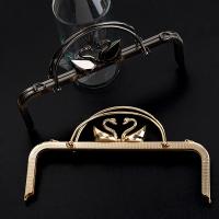 China 20.5cm Zinc Alloy Two Handle Handbag Frame For Masquerade for sale