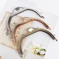 China Metal Silver Children Coin Purse Frame 16x5cm 122g for Bag Making Hardware for sale