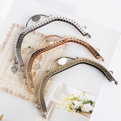 China Metal Silver Children Coin Purse Frame 16x5cm 122g for Bag Making Hardware for sale