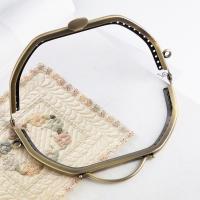 China Metal Silver Children Coin Purse Frame 16x5cm 122g for Bag Making Hardware for sale