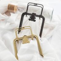 China Double Handle Antique Brass Purse Frame Lady Wallet Frame for sale