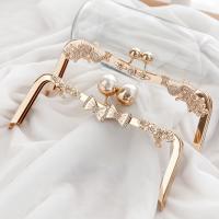 China Ball Clasp Two Peacock Gold Purse Clasp Frames 21*11cm for sale