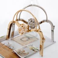 China Zinc Alloy Swan Closure Silver Purse Frame With Two Handle for sale