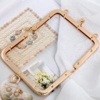 China 12*9cm O Ring Closure Purse Clutch Frames With Screw Holes for sale