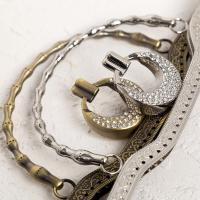 China Customized 128g 20.5*5cm Metal Clutch Frame With Holes for sale