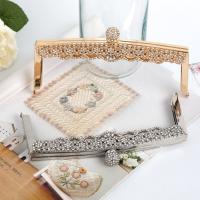 China Eco Friendly Stone Ball Closure DIY Handbag Frame 18cmx6.5cm for sale