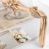 China Engaged Gift Unique Metal Purse Clutch Frames 20.8cm*7.5cm for sale