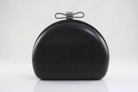 China Stone Bow Lock Clutch Frame 15x12cm Gun Black Iron Plastic DIY Purse Frame for sale