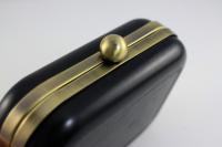 China Single Ball Closure Brass Lady Handbag Frames 16.5*9*5cm for sale