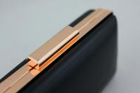 China 18*12*4.5cm Rectangle Rose Gold Box Clutch Frames DIY Evening Bag Frame for sale
