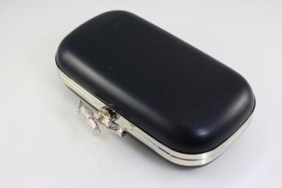 China Silver Twig Clasp Purse Frame 244g Rectangle Metal Clutch Frame DIY Box Frame for sale