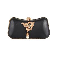 China Champagne Stone Delicate Box Clutch Frames Wallet Metal Frame for sale