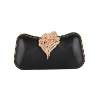China OEM Unique Plant Closure Woman Box Clutch Frames With Plastic Covers for sale