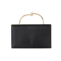 China 18x12cm Gold Kiss Clasp Minaudiere Clutch Frame with Covers 231g Iron DIY Purse Frame for sale