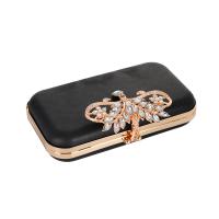 China Big Stone Closure Gold Box Clutch Frame For Wedding Bag for sale