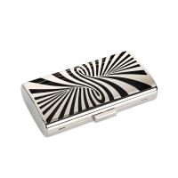 China Metal Closure Silver Hollow Out Clutch Frame With Plastic Box for sale