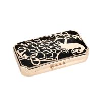 China Custom 19*11cm Octagon Hollow Out Clutch Frame With Peacock Pattern for sale