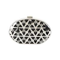 China Silver Web Oval Hollow Out Purse Frame For DIY Party Bag for sale