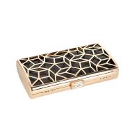 China Cubes Pattern Gold Hollow Out Clutch Frame OEM ODM for sale