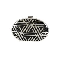 China 19cmX13cm Silver Hollow Out Clutch Frame DIY Cosmetic Bag Frame for sale