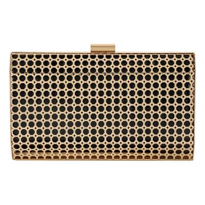 China 300g Holes Pattern Hollow Out Clutch Frame For Making Bag for sale