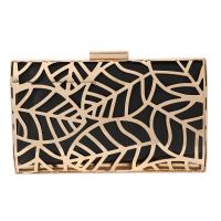China Leaves Patterns Hollow Out Clutch Frame 18.4*10.8*4.5cm for sale