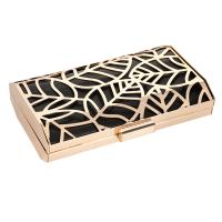 China Leaves Patterns Hollow Out Clutch Frame 18.4*10.8*4.5cm for sale