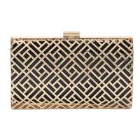 China DIY Engagement Gift Gold Hollow Out Clutch Frame for sale