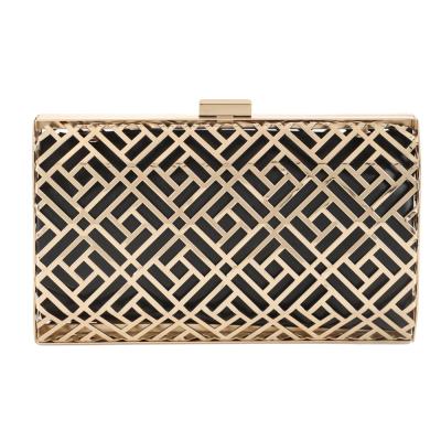 China DIY Engagement Gift Gold Hollow Out Clutch Frame for sale