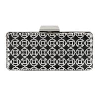 China Ancient Coin Pattern Silver Hollow Out Clutch Frame For Handbag for sale