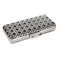 China Ancient Coin Pattern Silver Hollow Out Clutch Frame For Handbag for sale