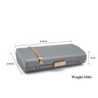 China Custom Rectangle Metal Clutch Frame Iron Wallet Frame 20.5x10.5x5cm Square Closure for sale