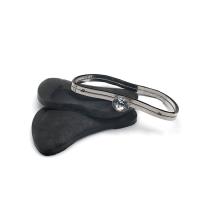 China Iron Butterfly Metal Clutch Frame 21x12.5x5cm Silver Stone Closure for Evening Clutches for sale