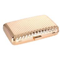 China 16.5*10.9cm Square Closure Gold Clutch Bag Frames With Handles for sale