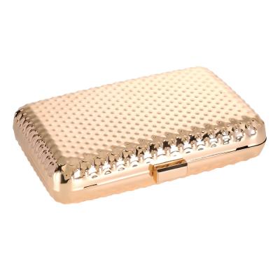China 16.5*10.9cm Square Closure Gold Clutch Bag Frames With Handles for sale