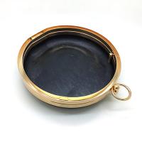 China O Ring Lock Round DIY Dinner Bag Clutch Frame 180mm Gold Iron Frame for sale