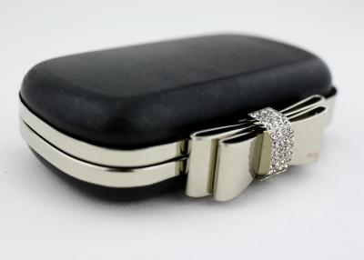 China 19*11*5cm Big Bow Banquet Round Purse Frame For Bag Making for sale