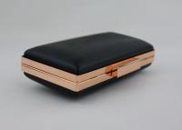 China 18*12*4.5cm Rectangle Rose Gold Box Clutch Frames DIY Evening Bag Frame for sale