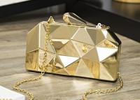 China 17*10*3.5cm Metal Purse Frames With Chain Loops for sale