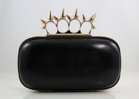China Knuckle Duster Spikes Gold Purse Clutch Frames 205*105mm for sale