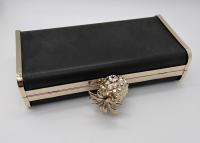 China Gold Pineapple Head Lock Purse Frame 19.2x9.5cm with Chain Loops for Clutch Bag DIY for sale