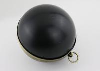 China Antique Brass Ball Shape Plastic Purse Frame 12.5cm with O Ring Clasp for sale
