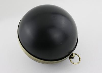 China Antique Brass Ball Shape Plastic Purse Frame 12.5cm with O Ring Clasp for sale